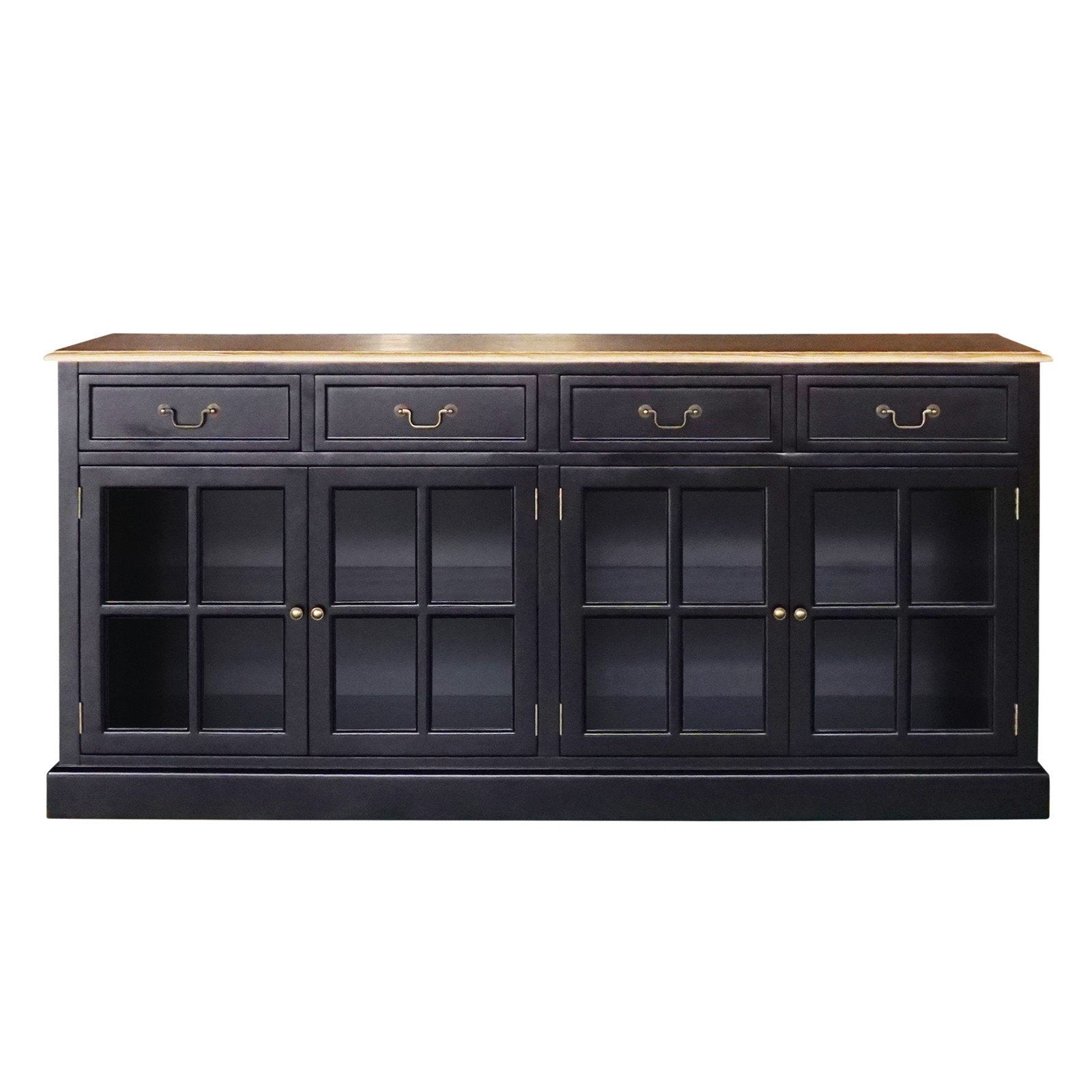 Hamptons Sorrento 4 Glass Door Buffet Sideboard | La Joie Living